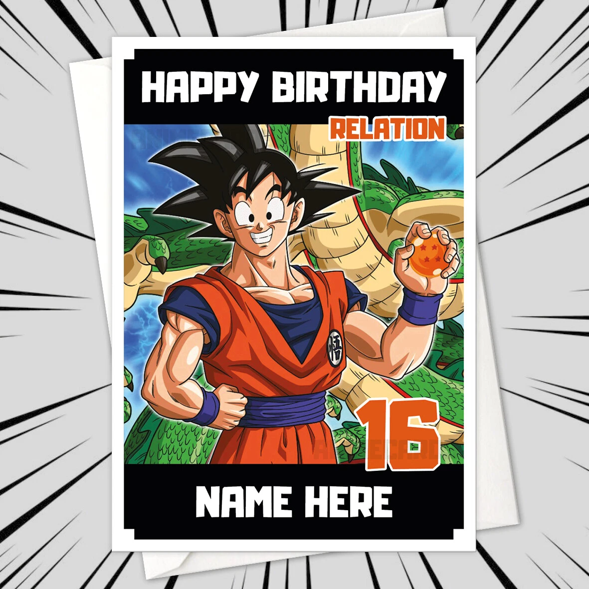 Happy Birthday Dragon Ball Z