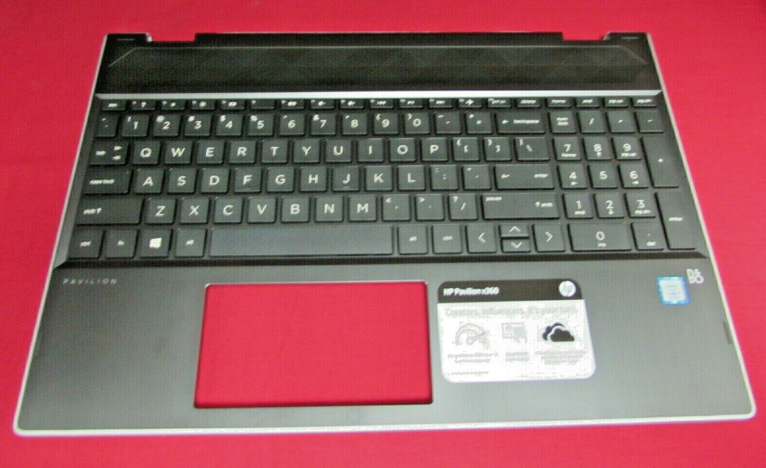 ORIGINAL HP 15-CR0051OD SPS-TOP COVER NSV W/KB US L20848-001 | eBay