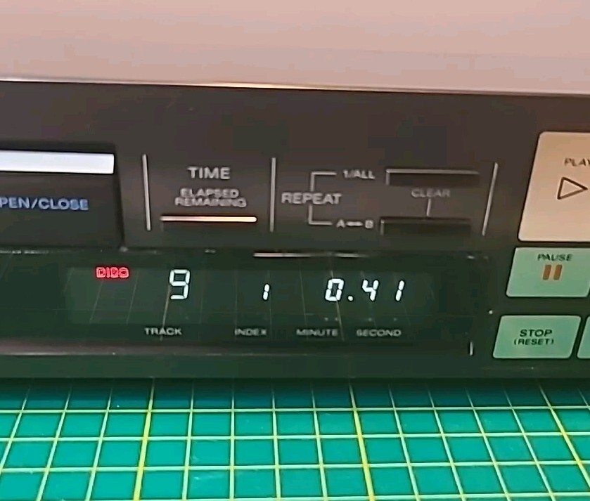 Rare Vintage 1985 SONY CDP-102 CD Player Tested and Works Confirmed No ...