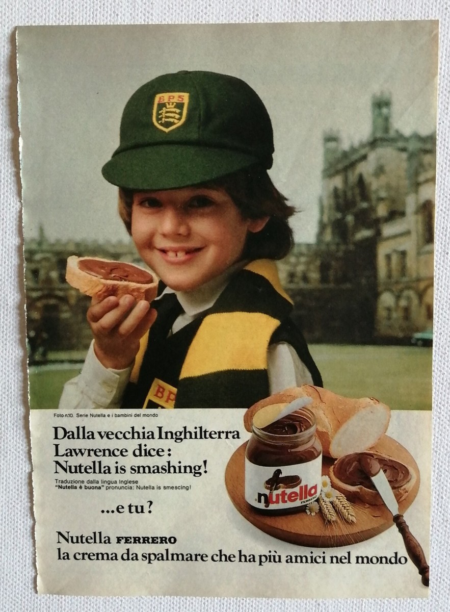 Nutella Affiches Publicitaires Affiches Rtro Affiche Posters Sur Le