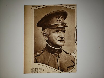Major General Clarence R. Edwards 1918 WW1 World War 1 Picture | eBay