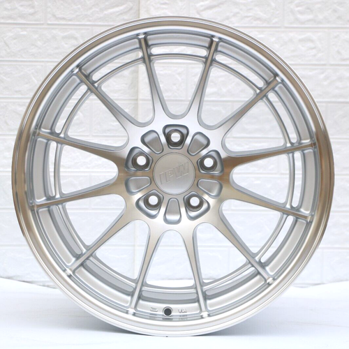 NEW 18" x 8.5" SILVER MACHINED FACE STYLE RIMS WHEELS 5x114.3 OFFSET 35 ...