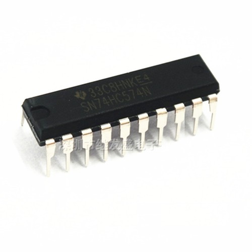 2PCS 74HC574N 74HC574 DIP-20 D-Type Flip-Flop Integrated Circuit DIP-20 ...