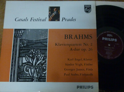 SANDOR VEGH - KARL ENGEL - GEORGES JANZER / BRAMS piano quartet 2 ...