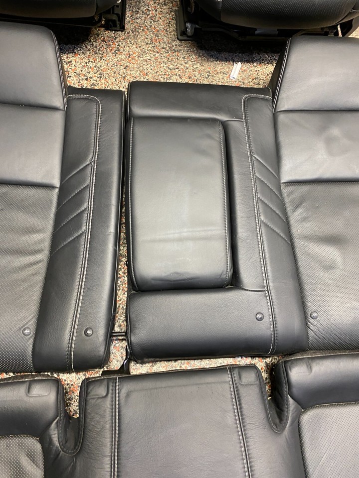 2016 Dodge Challenger Hellcat OEM Full Black Leather Front Rear Seats ...