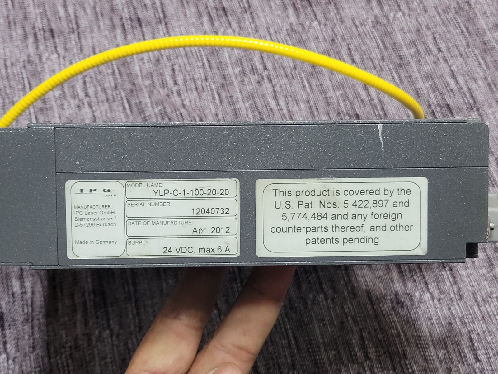 IPG Ytterbium Fiber Laser YLP-C-1-100-20-20 | eBay