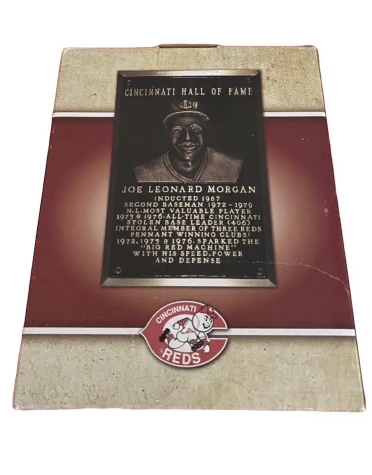 JOE MORGAN STATUE!!! 2013 CINCINNATI REDS SGA!!! NIB REPLICA BRONZE ...