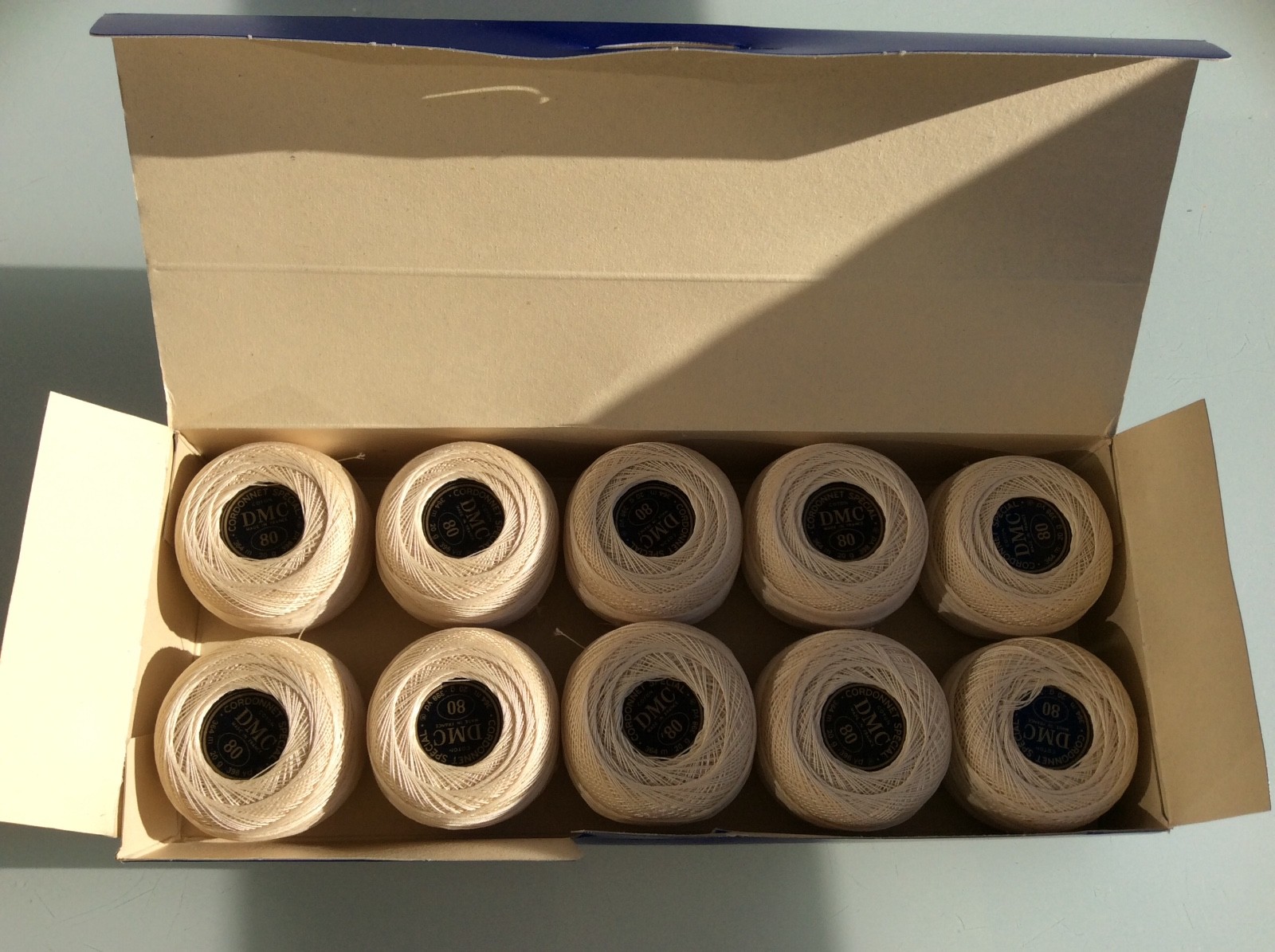 DMC 10 CORDONNET SPECIAL CROCHET BLANC THREAD SIZE 70 261 meters -20 ...