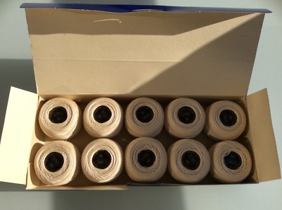 DMC 10 CORDONNET SPECIAL CROCHET BLANC THREAD SIZE 70 261 meters -20 ...