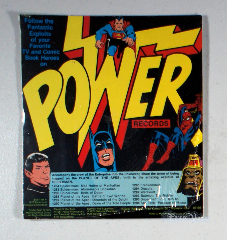 Power Records - Plastic Man (7") (1975) [SEALED] Vinyl • Metamorpho ...