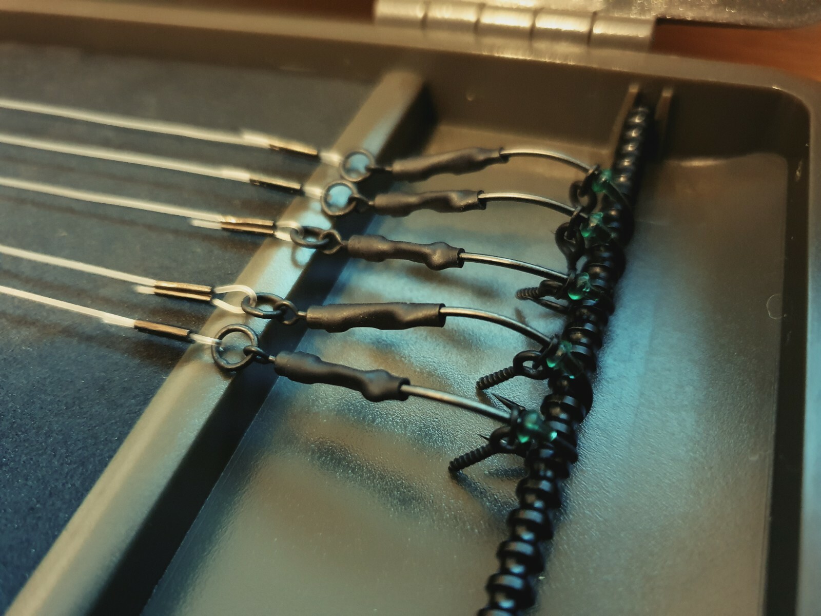 3 or 5 Ready Tied Ronnie Rigs korda spinner rig style / Fishing CARP ...