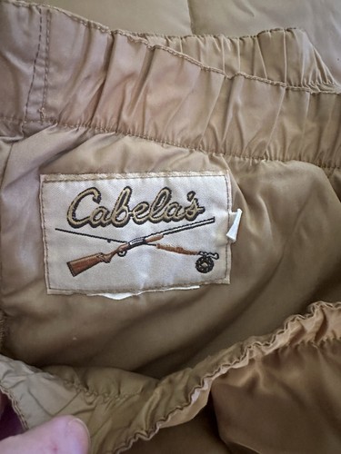 Cabela's Premier Northern Goose Down Insulated Puffer Base Layer Pants ...