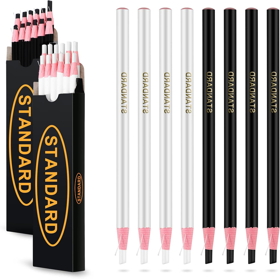 Sabary 24 Pcs Peel off China Marker Pencils Grease Wax Drawing Marking ...