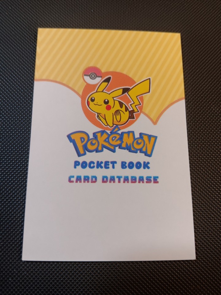 Pokemon Pocket Book Database Set Mew Mewtwo Star Ice Holo Peru US ...