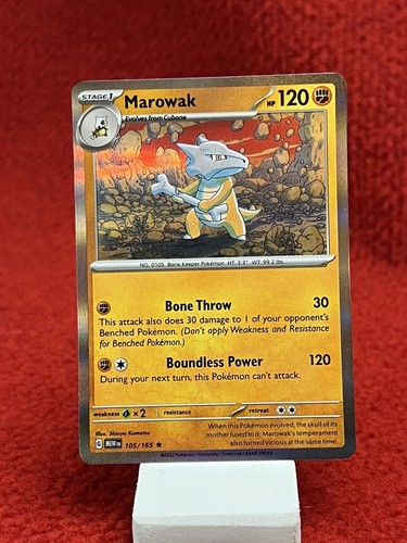 Pokémon TCG Marowak Scarlet & Violet - 151 105/165 Holo Holo Rare | eBay