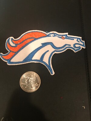 Denver Broncos Vintage Embroidered Iron On Patch ) 4” X 2.5” | eBay