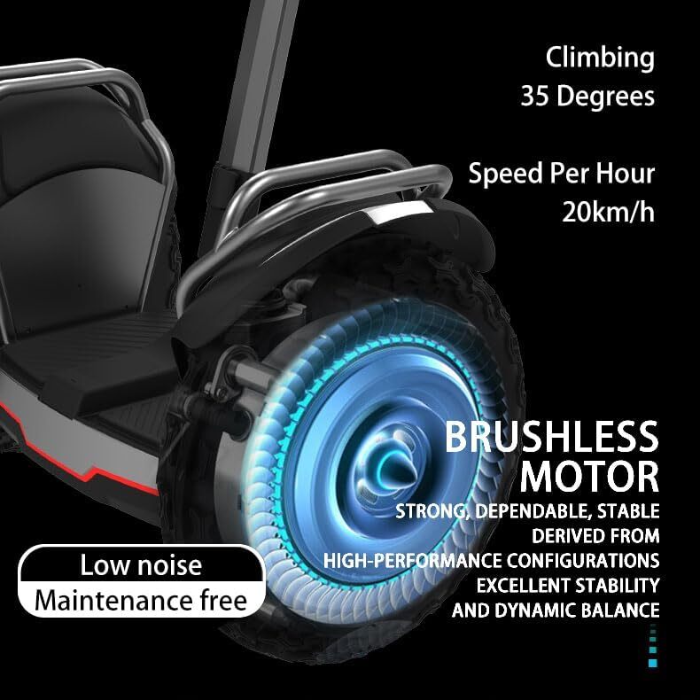 3000W/67.2V 15.6AH Dual Motor 20in Off Road Electric Self Balance ...