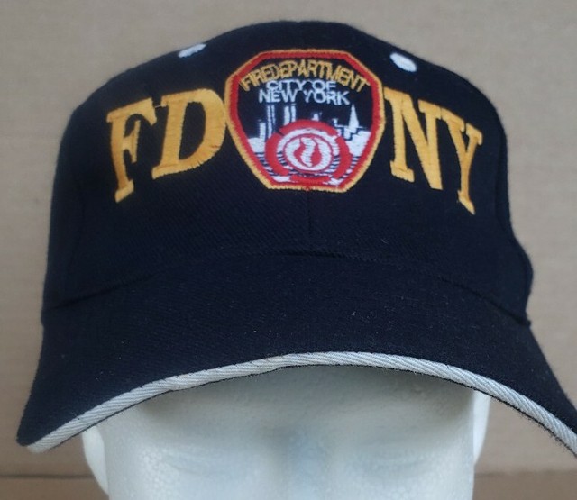 FDNY Hat 9 11 Strapback Cap Black Fire Department New York | eBay
