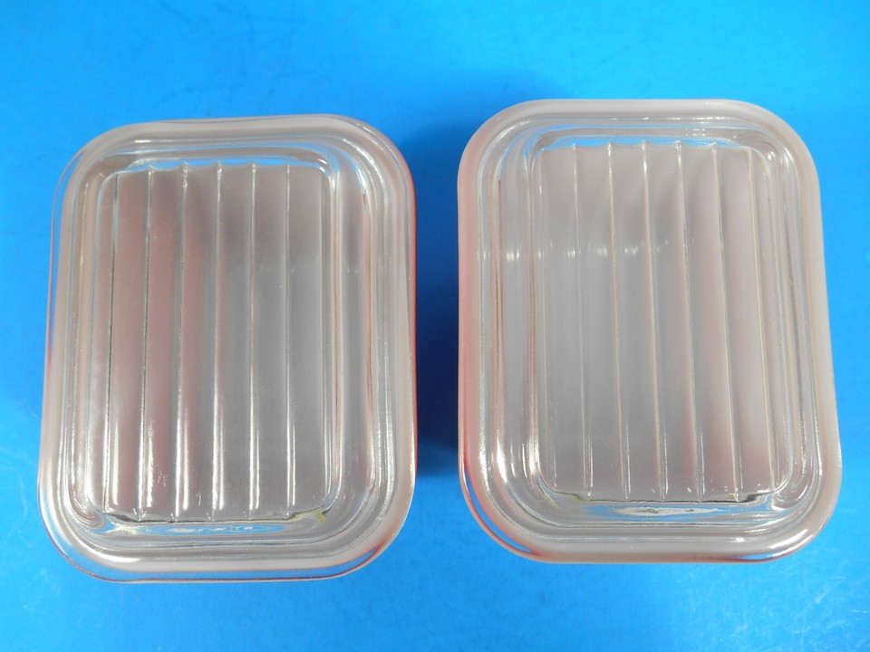 Vintage Pyrex Refrigerator Set Red Yellow 501 501 503 With Lids | eBay