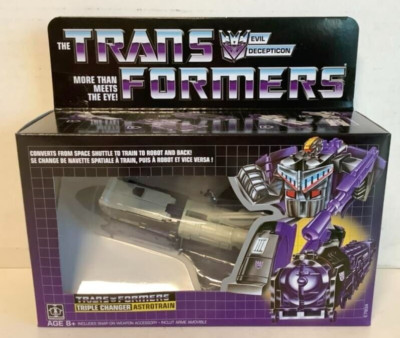 NEW Hasbro E7834 The Transformers Vintage G1 ASTROTRAIN Action Figure ...
