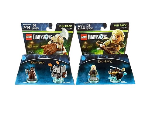Lego Dimensions Lord Of The Rings Set Of 2 #71220 And #71219 New Gimli ...