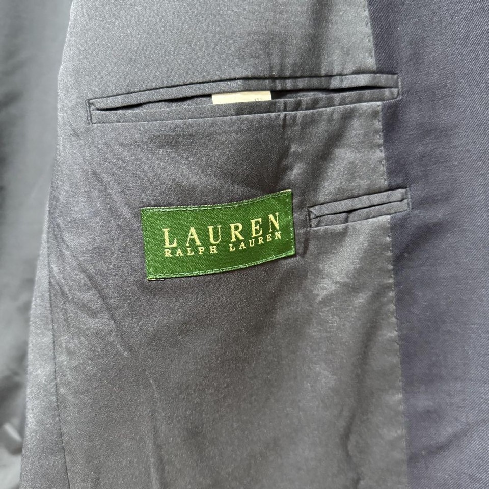 Lauren Ralph Lauren Navy Blazer with Gold Buttons LRL | eBay