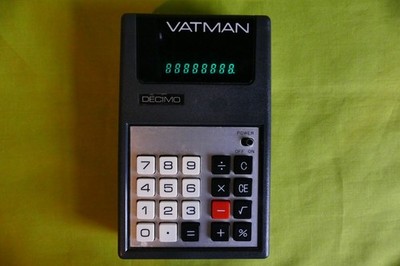 Decimo Vatman Vintage Calculator Fully Working Good Condition | eBay UK