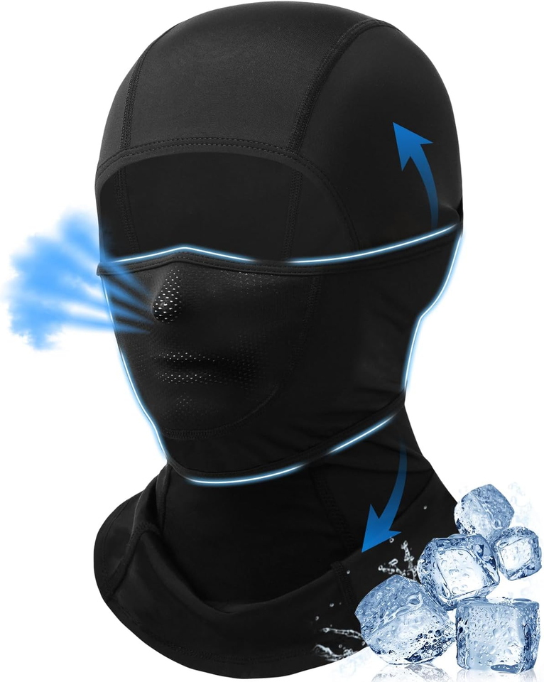 Balaclava Face Mask with Movable Deisgn for Men Women Summer Cooling ...