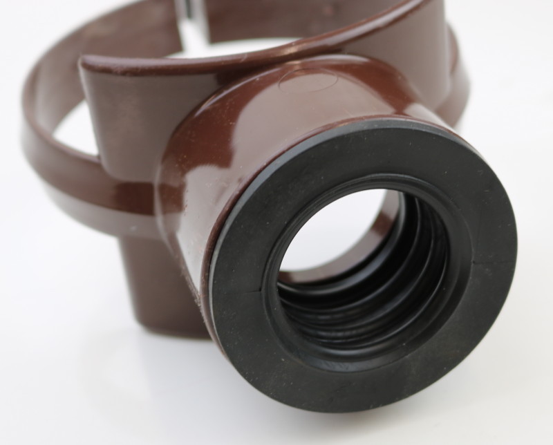Brown Soil Pipe Strap On Boss Adaptor To Fit 110 mm Pipes | eBay UK