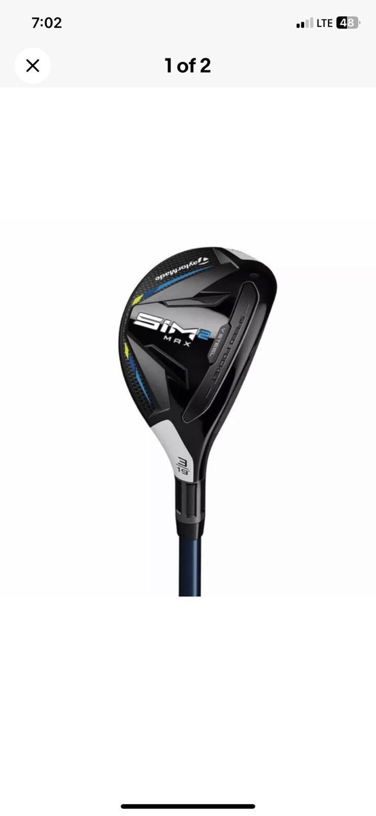 Taylormade SIM 2 Max #3-19* Rescue, Diamana HY 75 Limited Stiff flex. Excellent | eBay