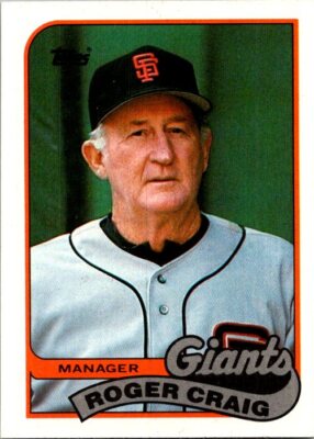 1989 Topps Baseball 744 Roger Craig | eBay