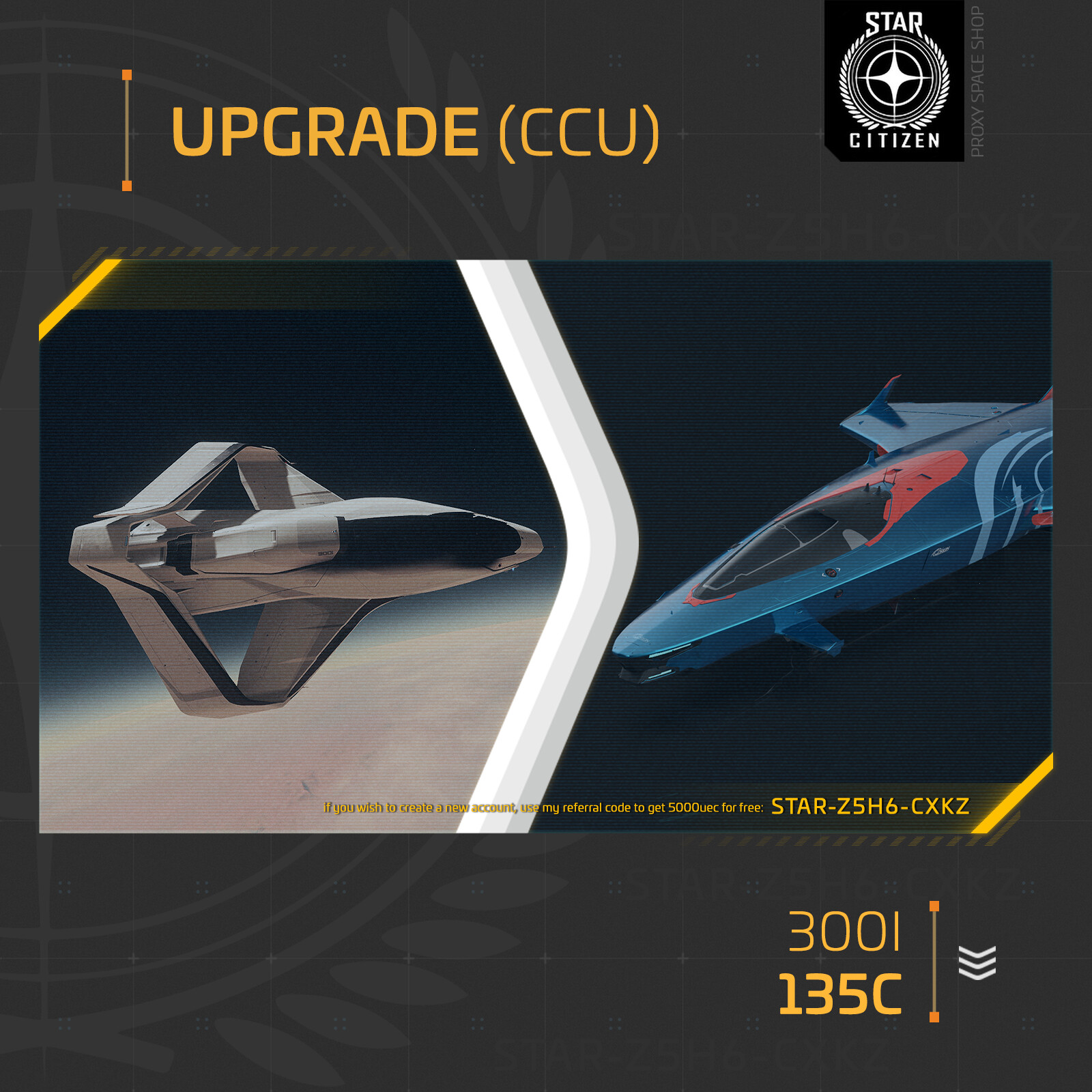 Star Citizen - ORIGIN 135C - UPGRADE - (CCU) | eBay