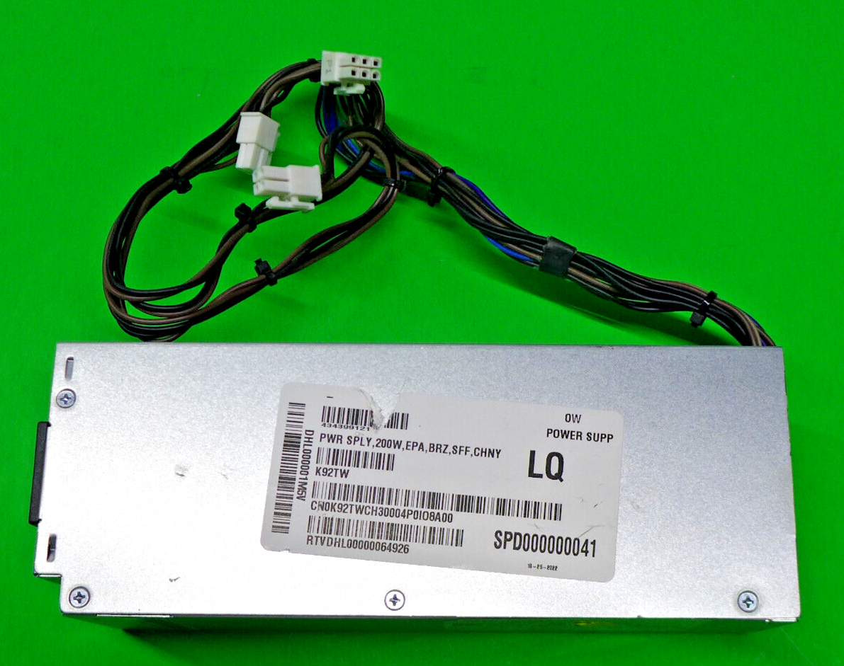 Genuine Dell Optiplex 7080 SFF 200W Power Supply H200EBS-01 K92TW | eBay