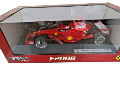 HOTWHEELS L8781 FERRARI F2008 F1 BARCODE #1 RAIKKONEN -1:18 MIB | eBay