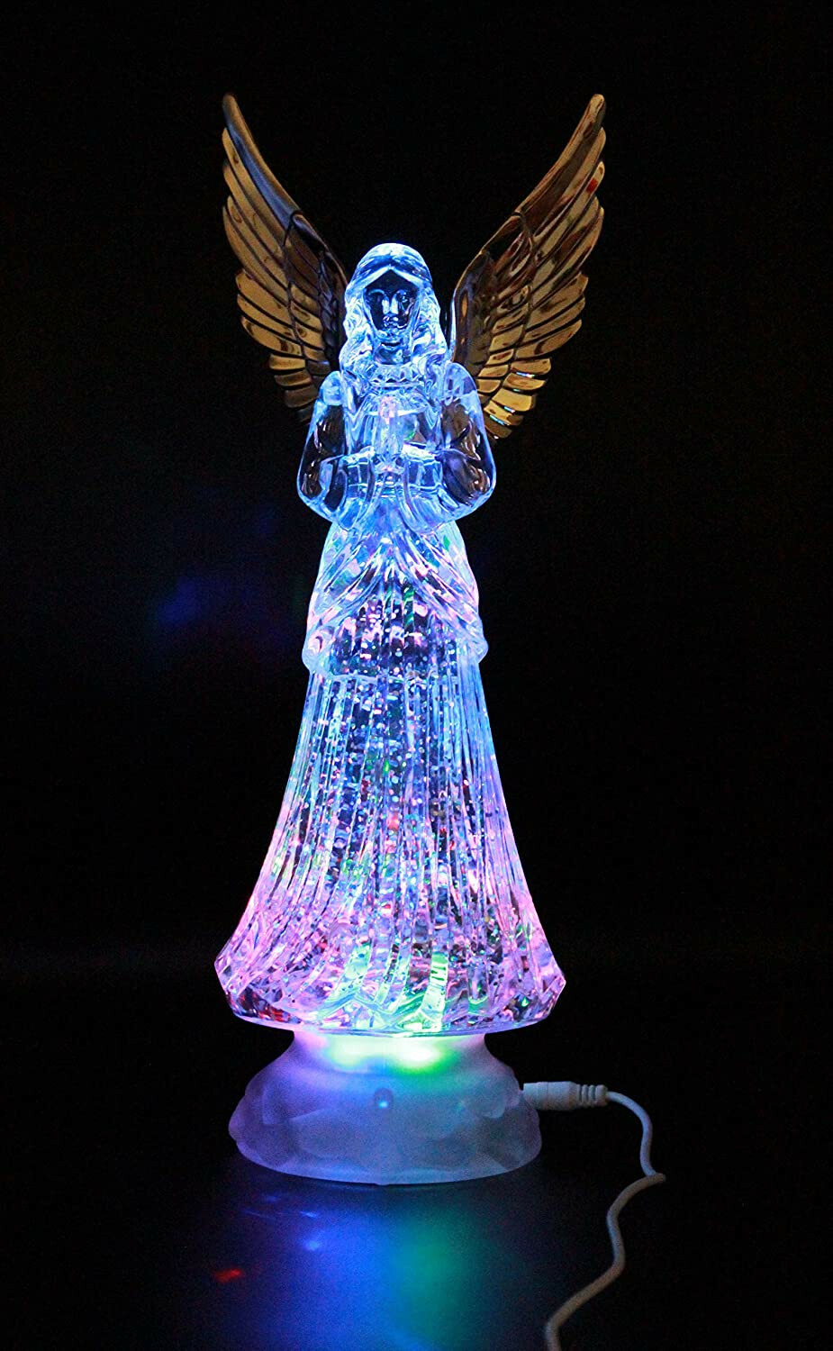New Figurine Light-up Praying Angel Statue Night Light Cute Cherub | eBay