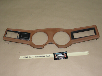 OEM 75 Buick Century DASH SPEEDOMETER INSTRUMENT CLUSTER BEZEL TRIM | eBay