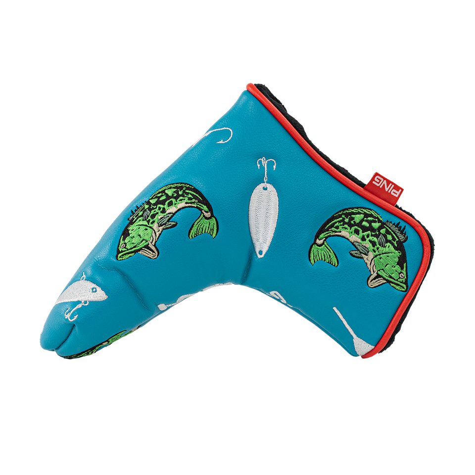 Ping Golf Snap Hook Bass Putter Head cover Blade Type 36745-01 Japan ...