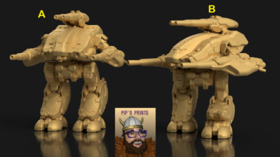 BHN-6H Stone Rhino aka "Behemoth" Mech For Battletech CGL Scale Syllogy ...