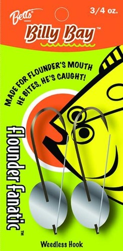 Billy Bay 900-34-2-0 Flounder Fanatic 3/4 oz 2 pk 42621185278| eBay