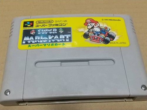 Super Mario Kart Famicom Japan Conversion Backup Battery Runs Out Used ...