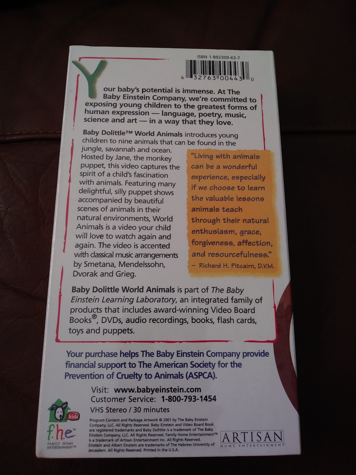 Baby Dolittle - World Animals (VHS, 2001) for sale online | eBay