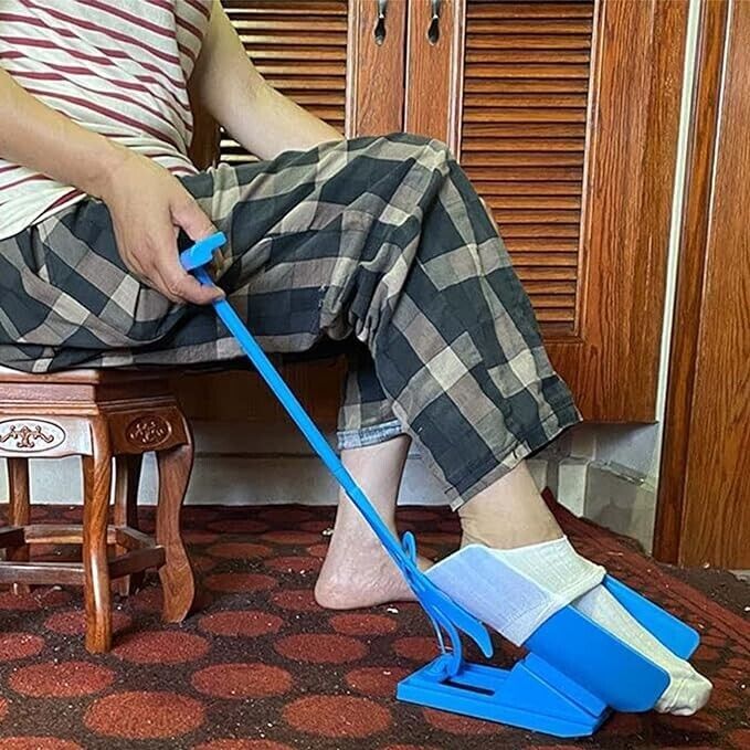 Sock Helper Stocking Aid Easy Put On Dressing Mobility Disability Kit ...
