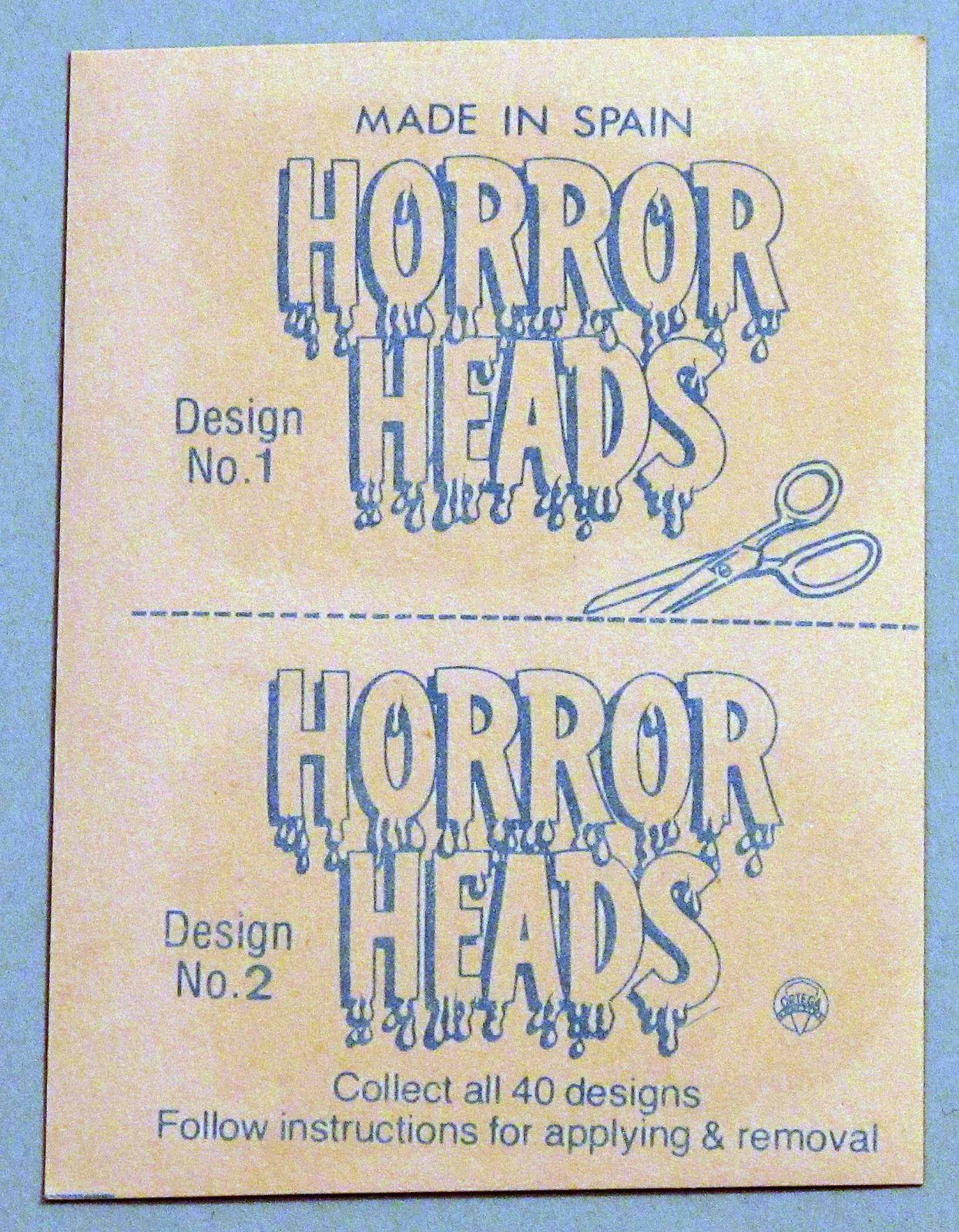 Scarce Complete (40) NM/M Set 1972 Donruss Horror Heads | eBay