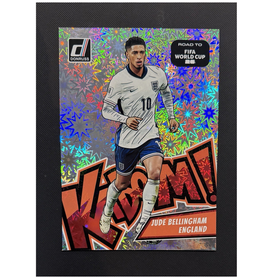 2025-26 Panini Donruss JUMBO Kaboom Jude Bellingham SSP Oversized ...