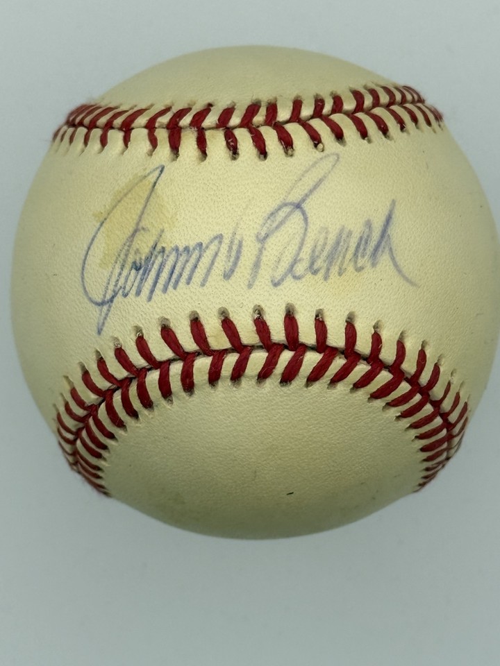 Johnny Bench, HOF, Autographed Baseball, JSA Authenticated, Greatest ...