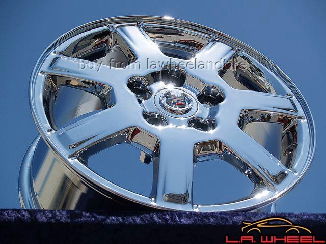 SET OF 4 CHROME 16" CADILLAC CTS OEM WHEELS RIMS DEVILLE SEVILLE ...