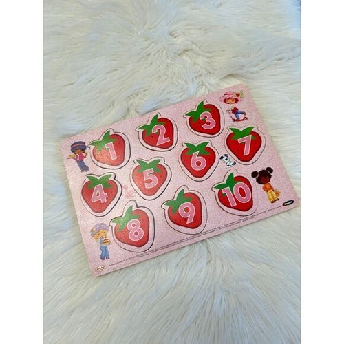 Rose art strawberry shortcake numbers puzzle vintage EUC | eBay