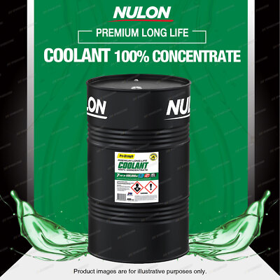 Nulon Green Premium Long Life Coolant 100% Concentrate (205L) LL205 ...