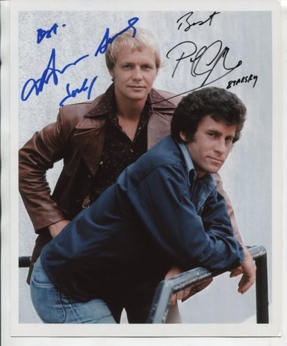 Starsky & HutcH PAUL MICHAEL GLASER & DAVID SOUL signed AUTOGRAPH 9154 ...