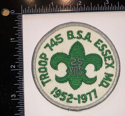 BSA Boy Scout Baltimore Area Council Troop 745 Essex MD 1952-1977 25 ...